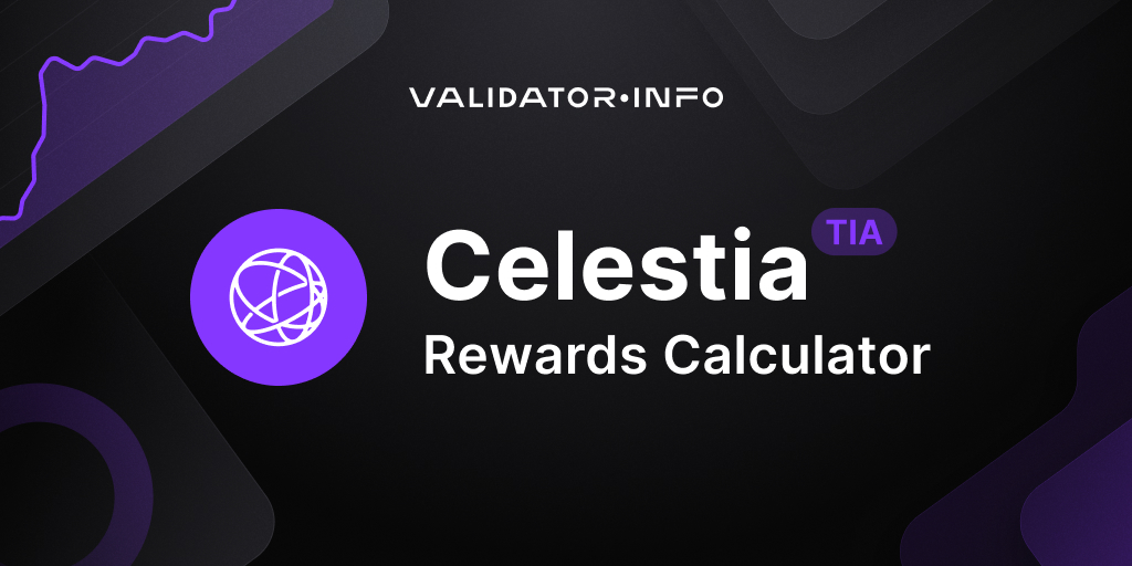 Celestia (TIA) Staking Rewards Calculator