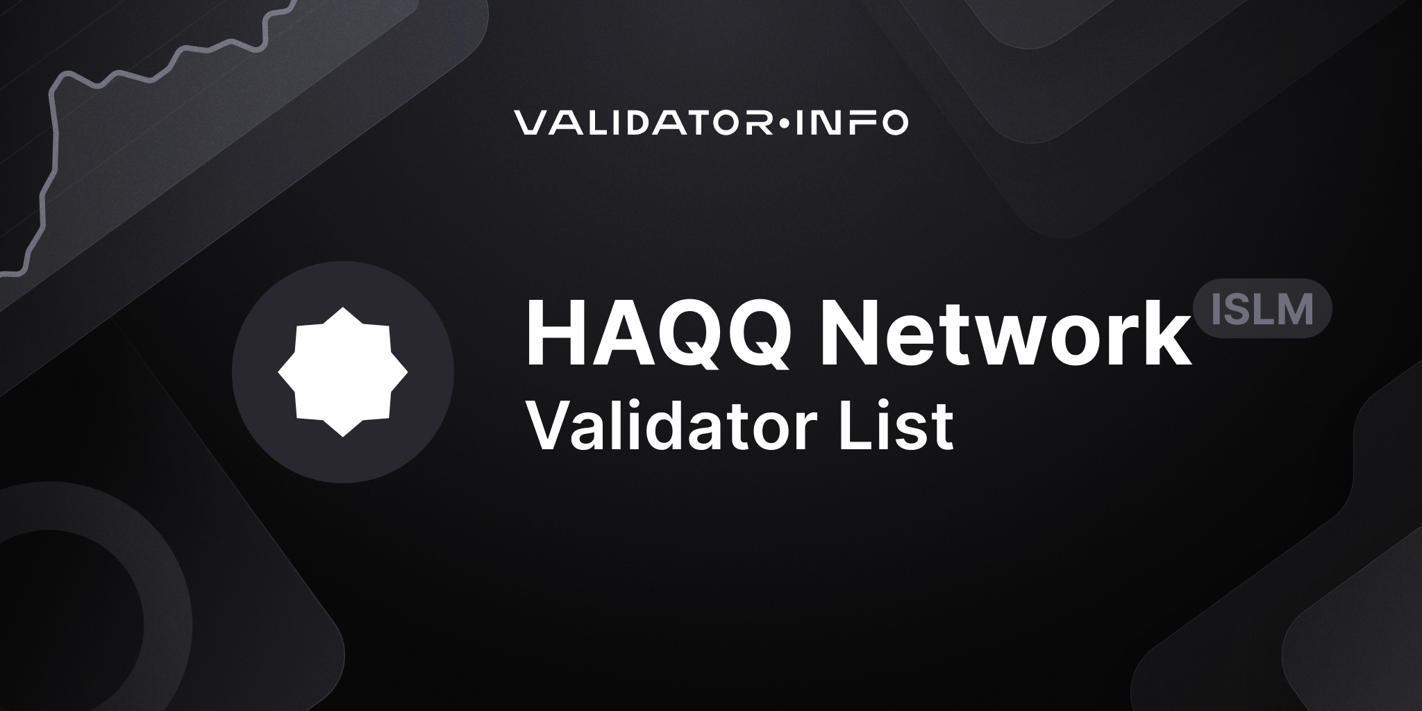 HAQQ (ISLM) Analytics — Validator Info